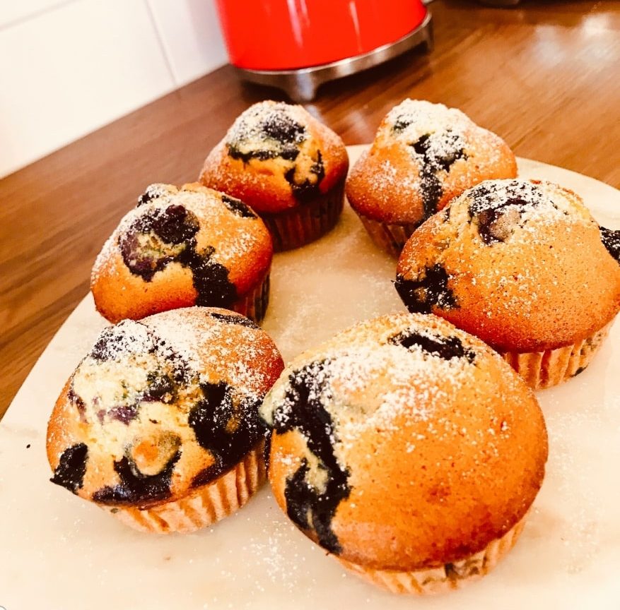 Muffins Με Μύρτιλα | Γιώργος Γούλας | Ζαχαροπλαστική | Αρτοποιεία